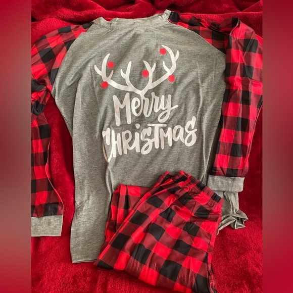 Intimates & Sleepwear | New Christmas Pajama Set Mmerry Christmas W ...